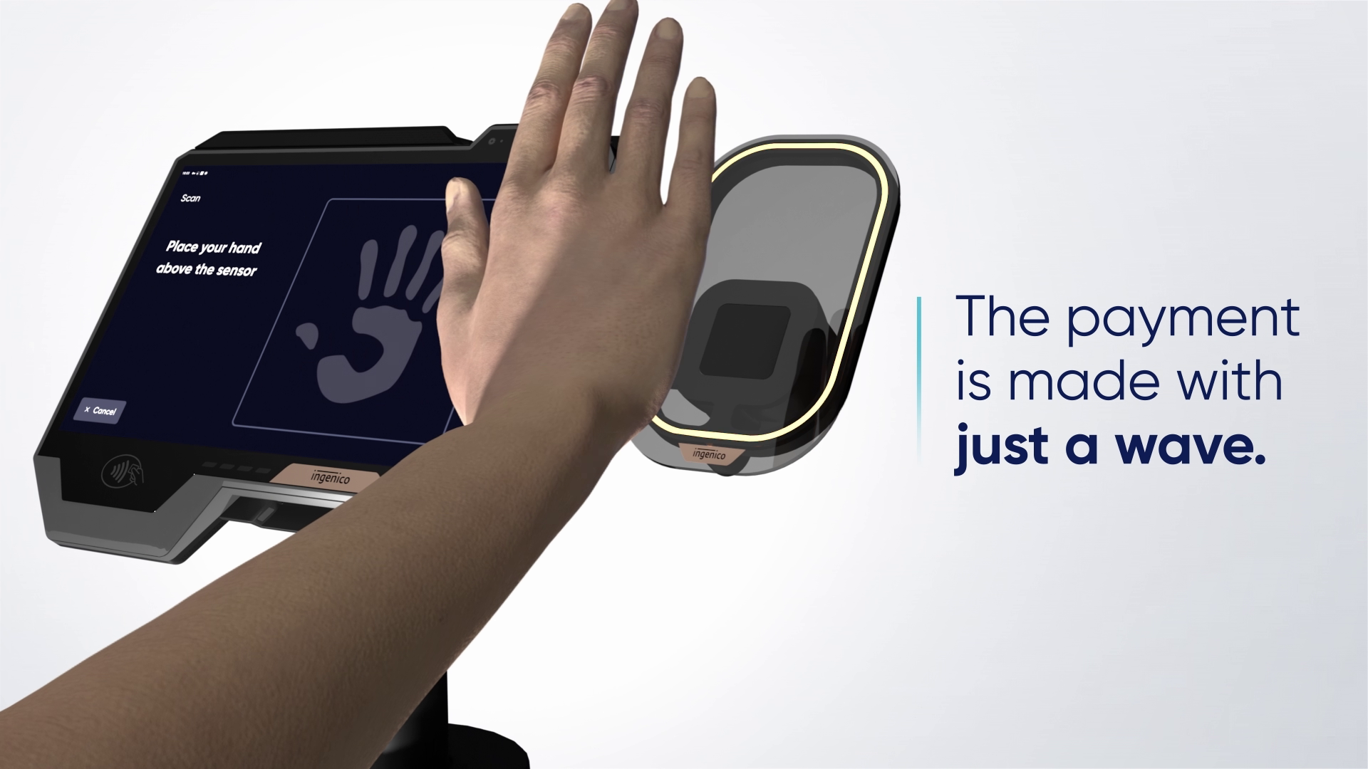 Ingenico | With Ingenico Palm Vein solution, your hand becomes a wallet!